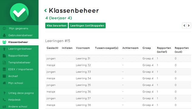 Digitaal schoolrapport, de mogelijkheden